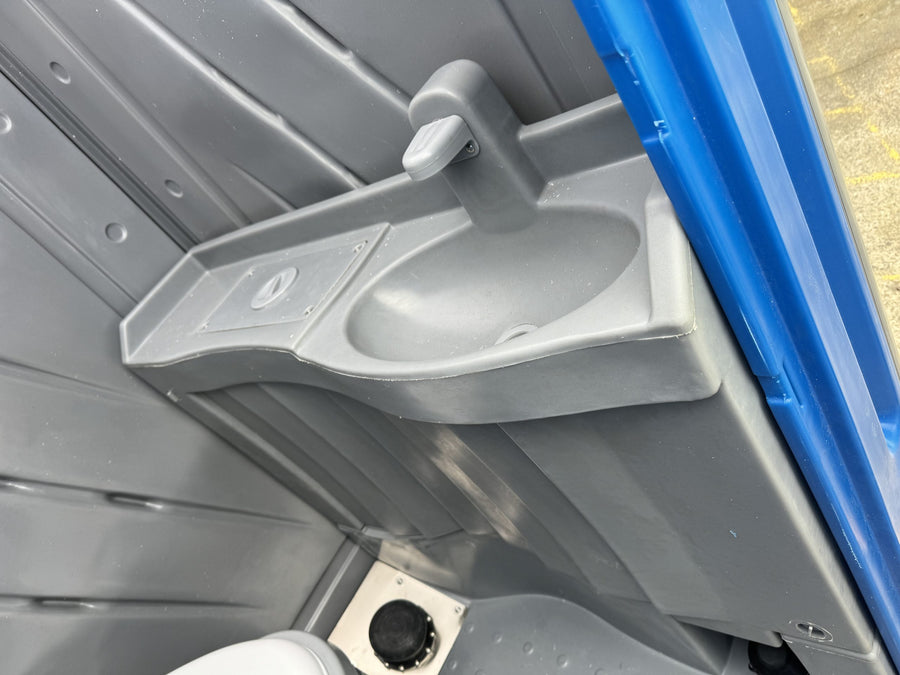Temporary toilet for sale with loop on the top – Mixsteel