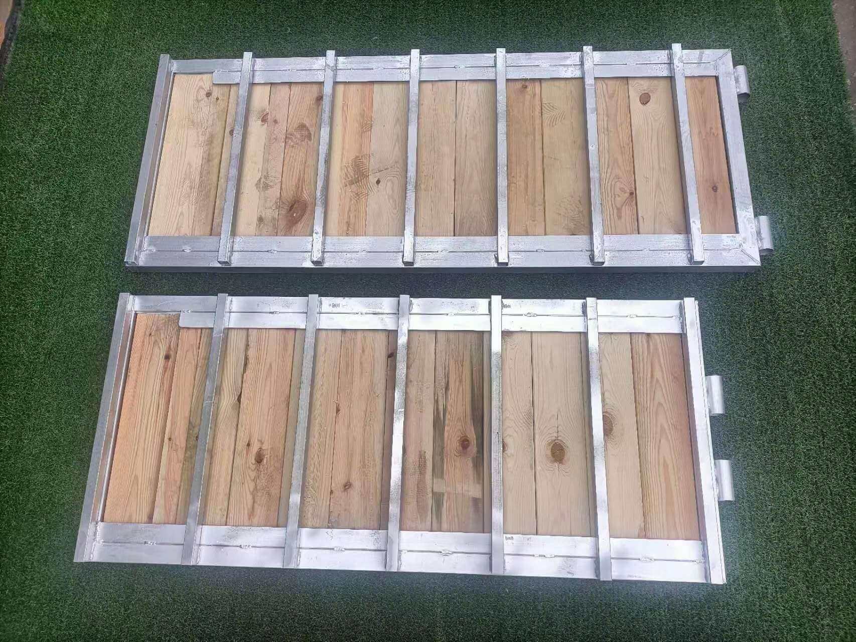 Cattle loading ramp with timber floor - 3.6m long – Mixsteel