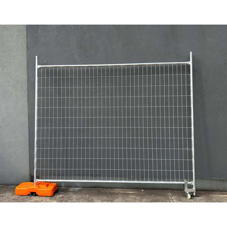 One Heavy duty Temporary fence + One block + One temporary fence wheel ...