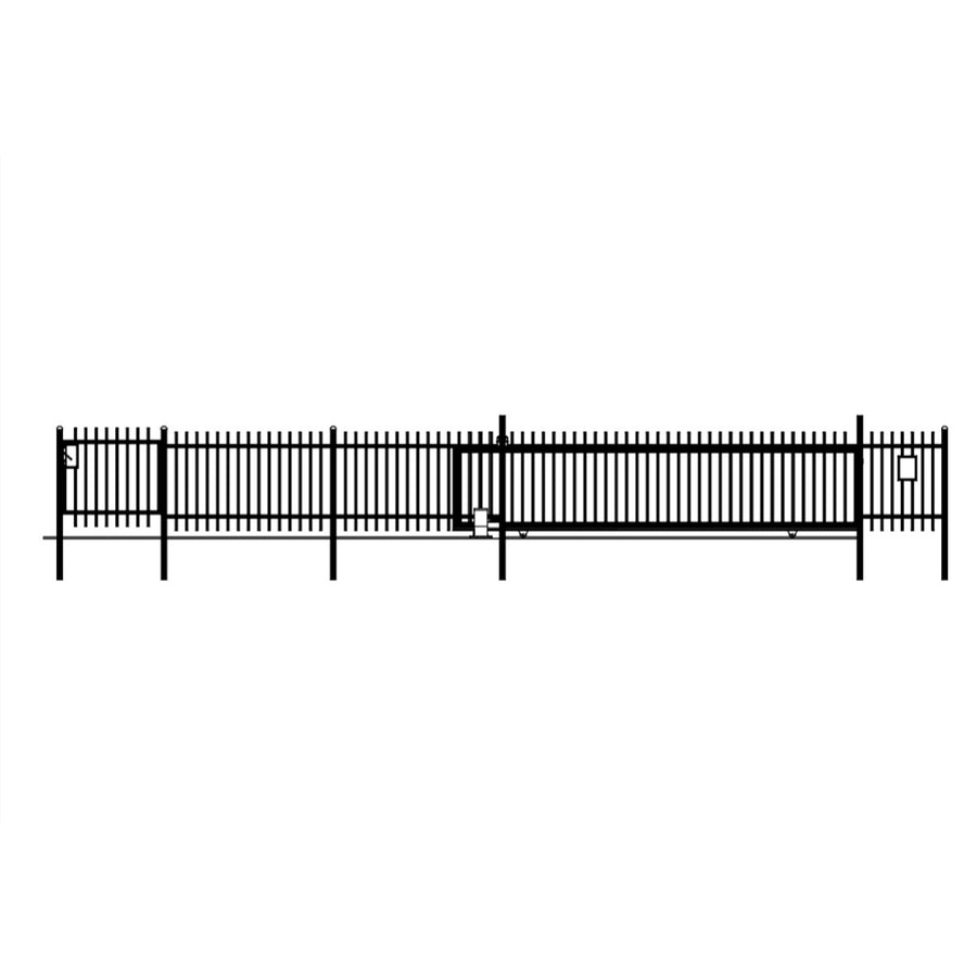 1.2m high Electric Sliding Gate – Mixsteel