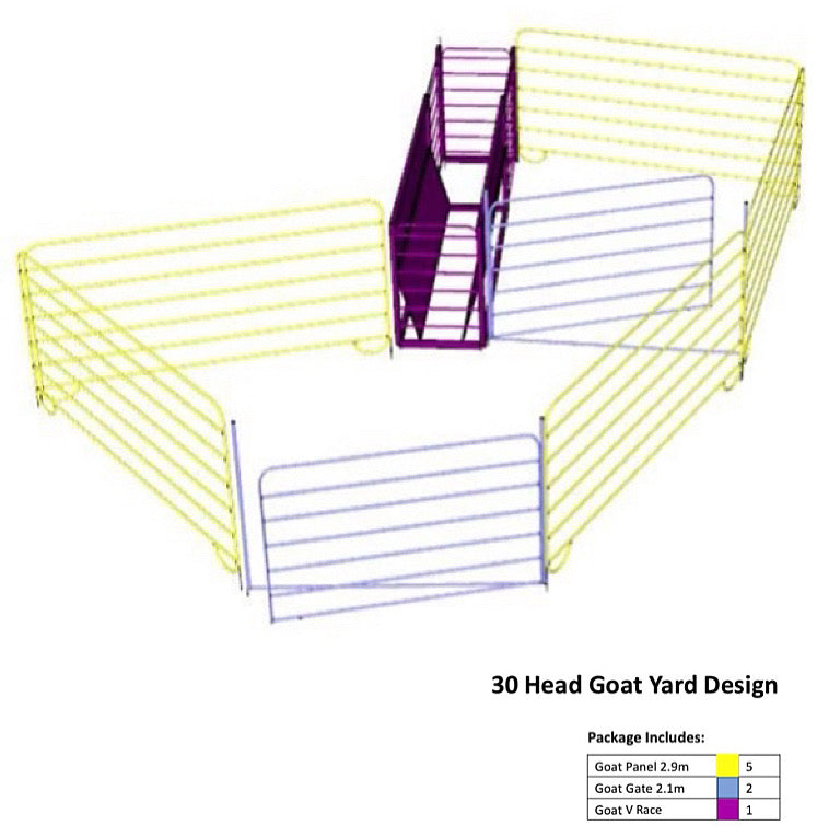 30 Head Goat Yard Design – Mixsteel